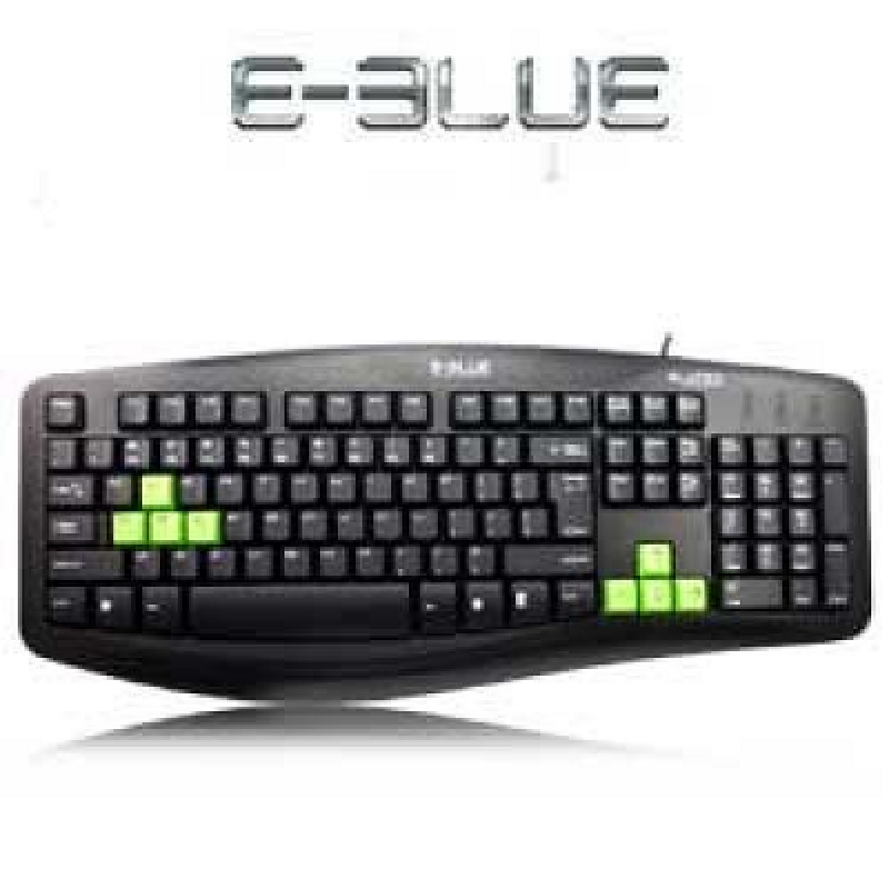 Keyboard Eblue EKM046BK USB Black-sản phẩm chính hãng